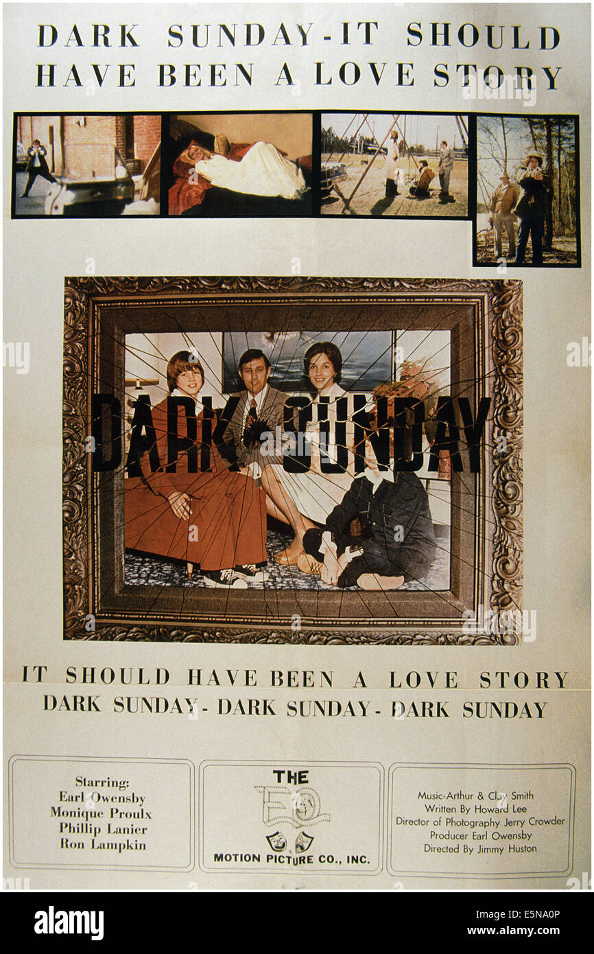 Sunday poster hi-res stock photography and images - Alamy