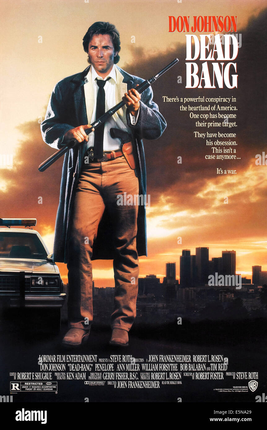 DEAD BANG, US poster art, Don Johnson, 1989, © Warner Brothers/courtesy ...