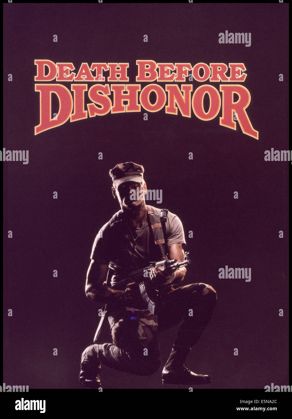 DEATH BEFORE DISHONOR, Fred Dryer, 1987, © New World/courtesy Everett ...