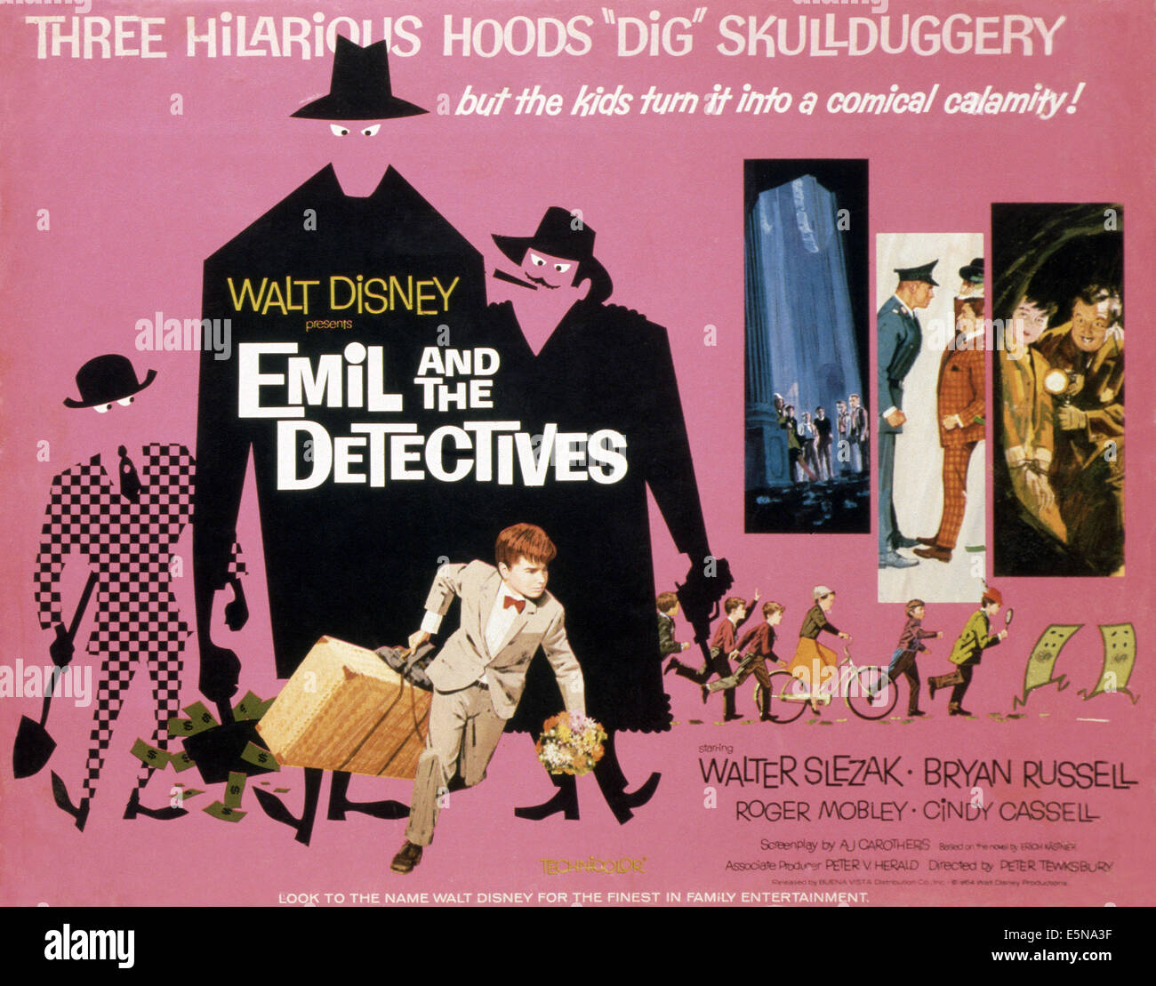 EMIL AND THE DETECTIVES, Bryan Russell (front), 1964 Stock Photo - Alamy