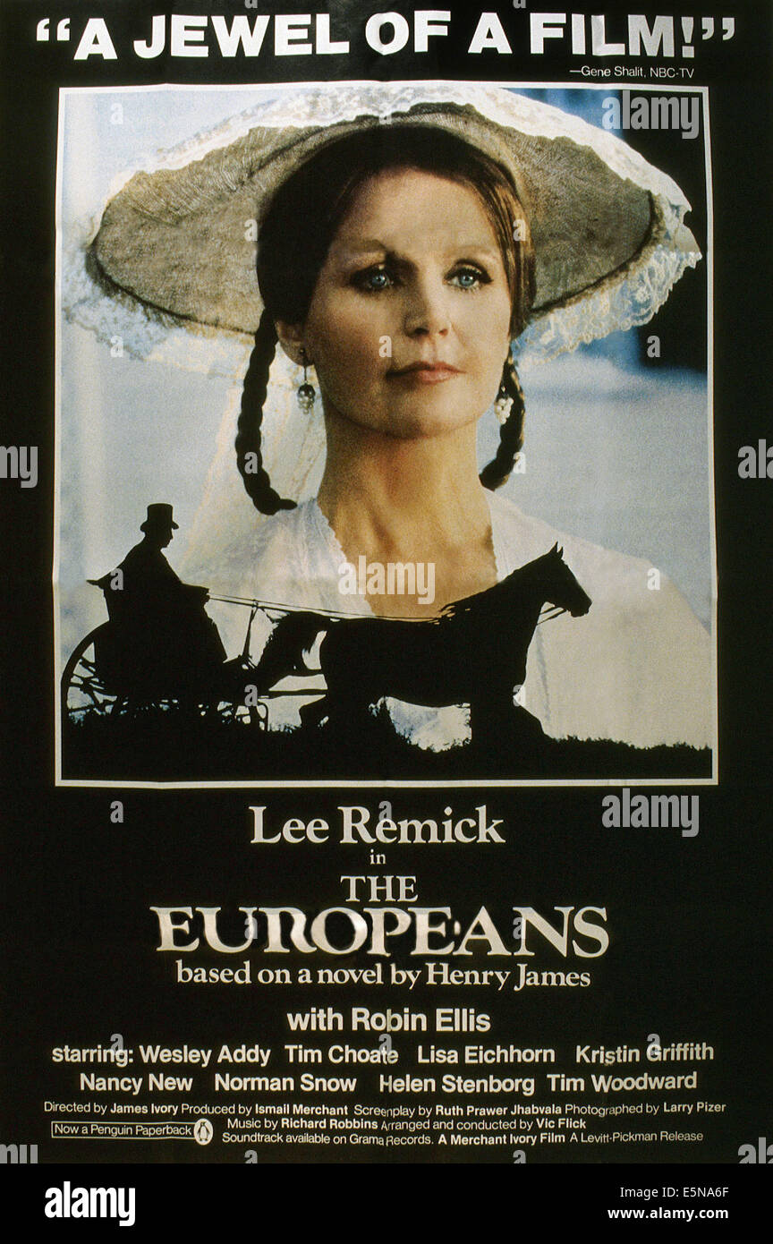THE EUROPEANS, poster, Lee Remick, 1979. Levitt-Pickman / Courtesy ...
