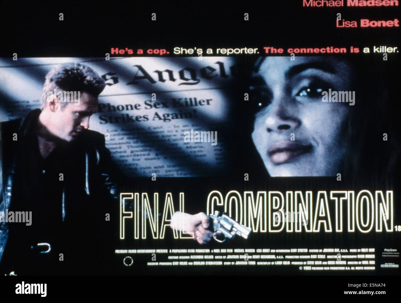 DEAD CONNECTION, (aka LIGHTS OUT, aka FINAL COMBINATION), from left ...