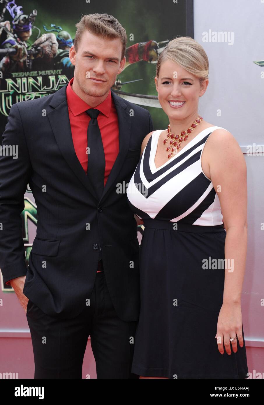 Los Angeles, CA, USA. 3rd Aug, 2014. Alan Ritchson at arrivals for ...