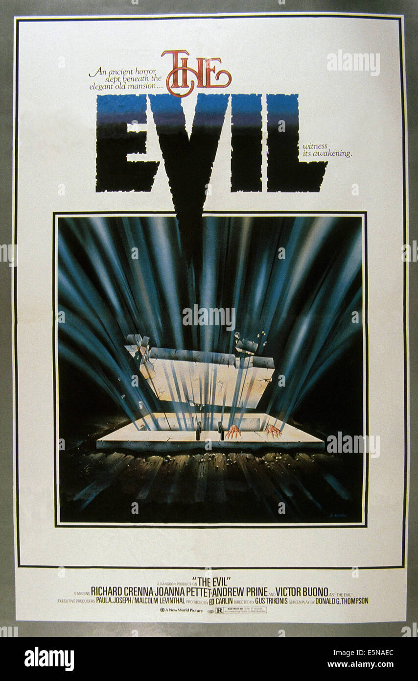 THE EVIL, U.S. poster, 1978. ©New World Pictures/courtesy Everett ...