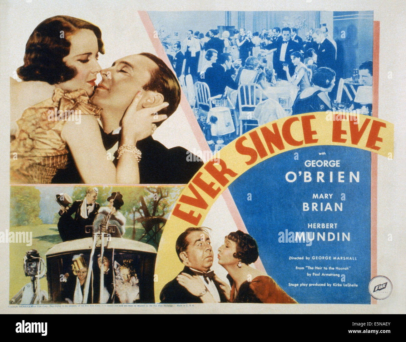 EVER SINCE EVE, top left: Mary Brian, George O'Brien, bottom center ...