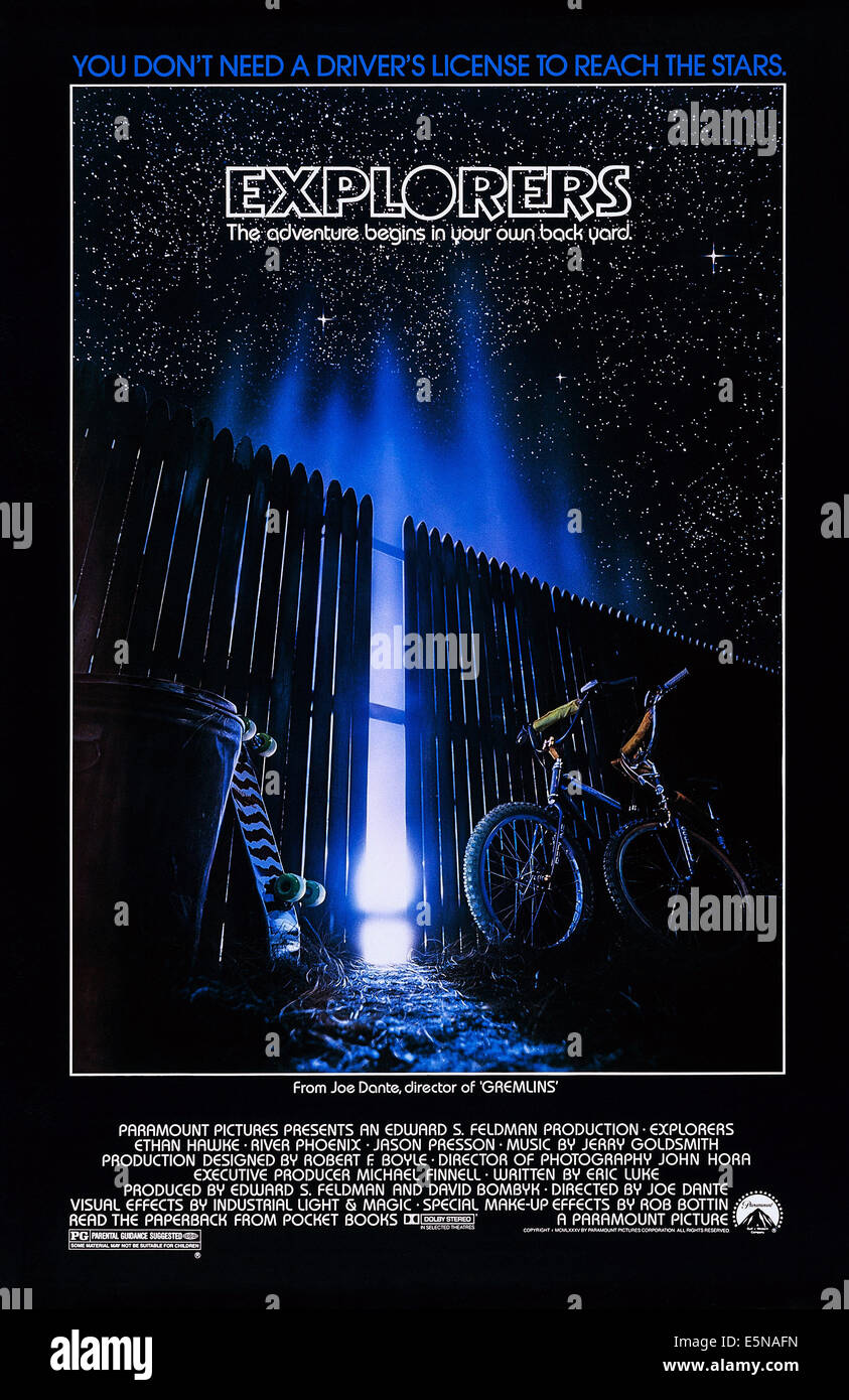 EXPLORERS, U.S. poster, 1985.© Paramount/courtesy Everett Collection ...