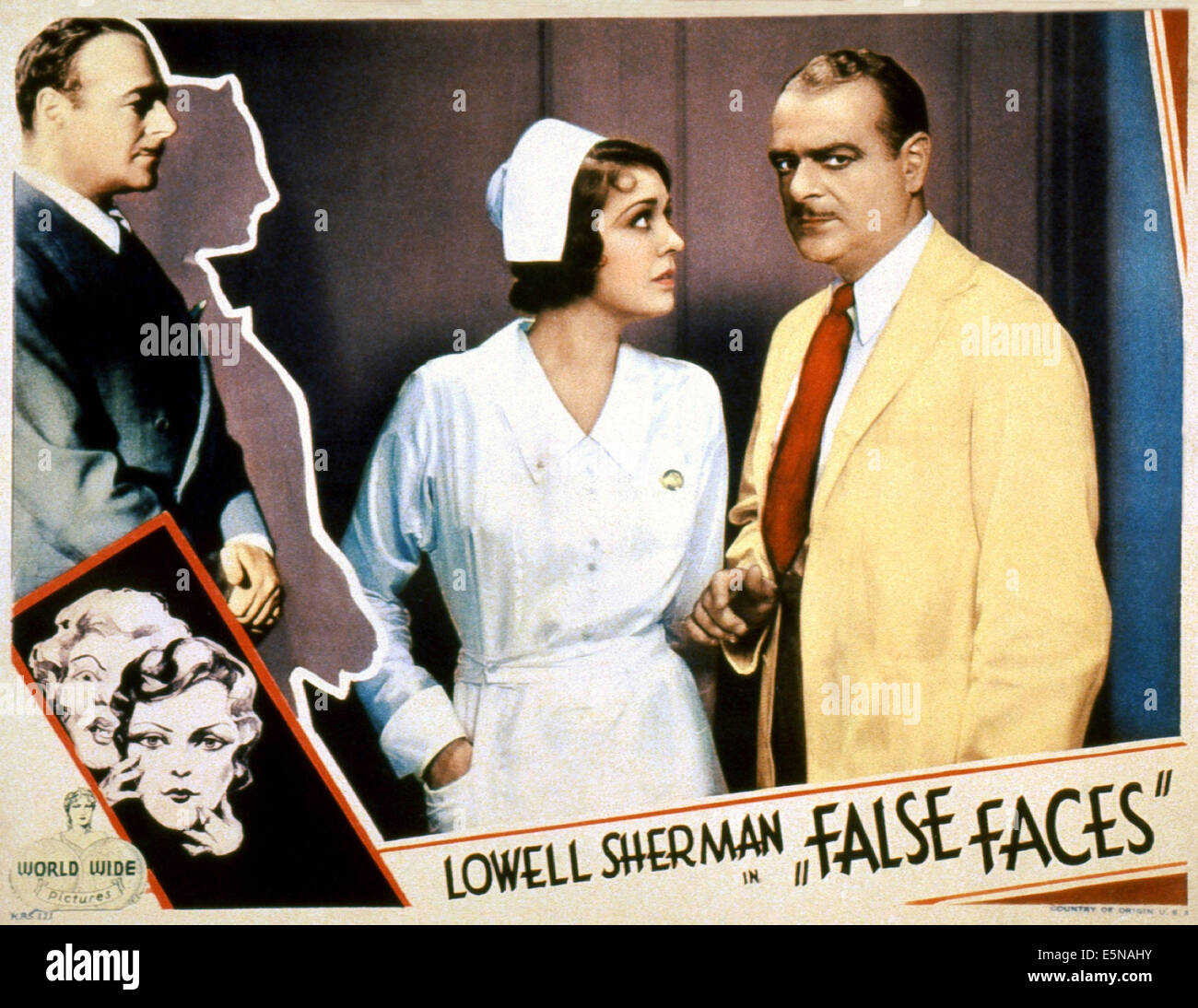 FALSE FACES, Lila Lee, Lowell Sherman, 1932 Stock Photo - Alamy