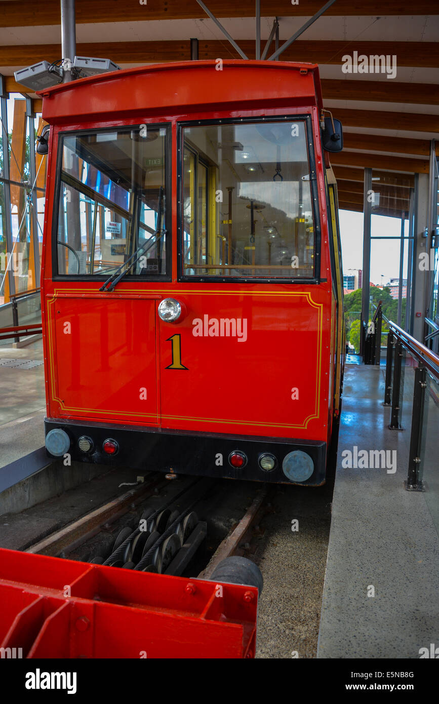 The Wellington Cable Car is a funicular railway in Wellington, New ...