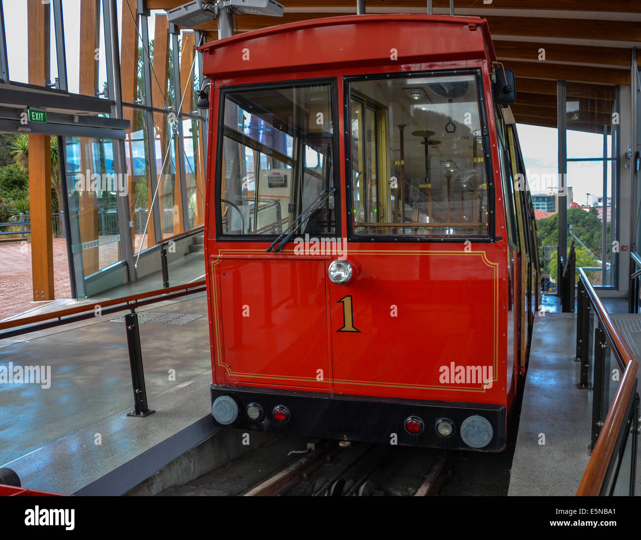 The Wellington Cable Car is a funicular railway in Wellington, New ...