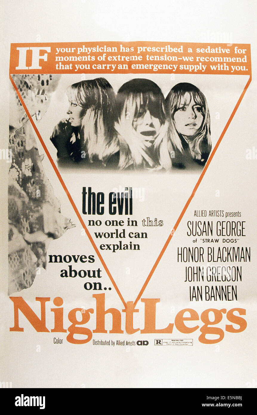 FRIGHT, (aka NIGHT LEGS), Susan George, 1971 Stock Photo - Alamy