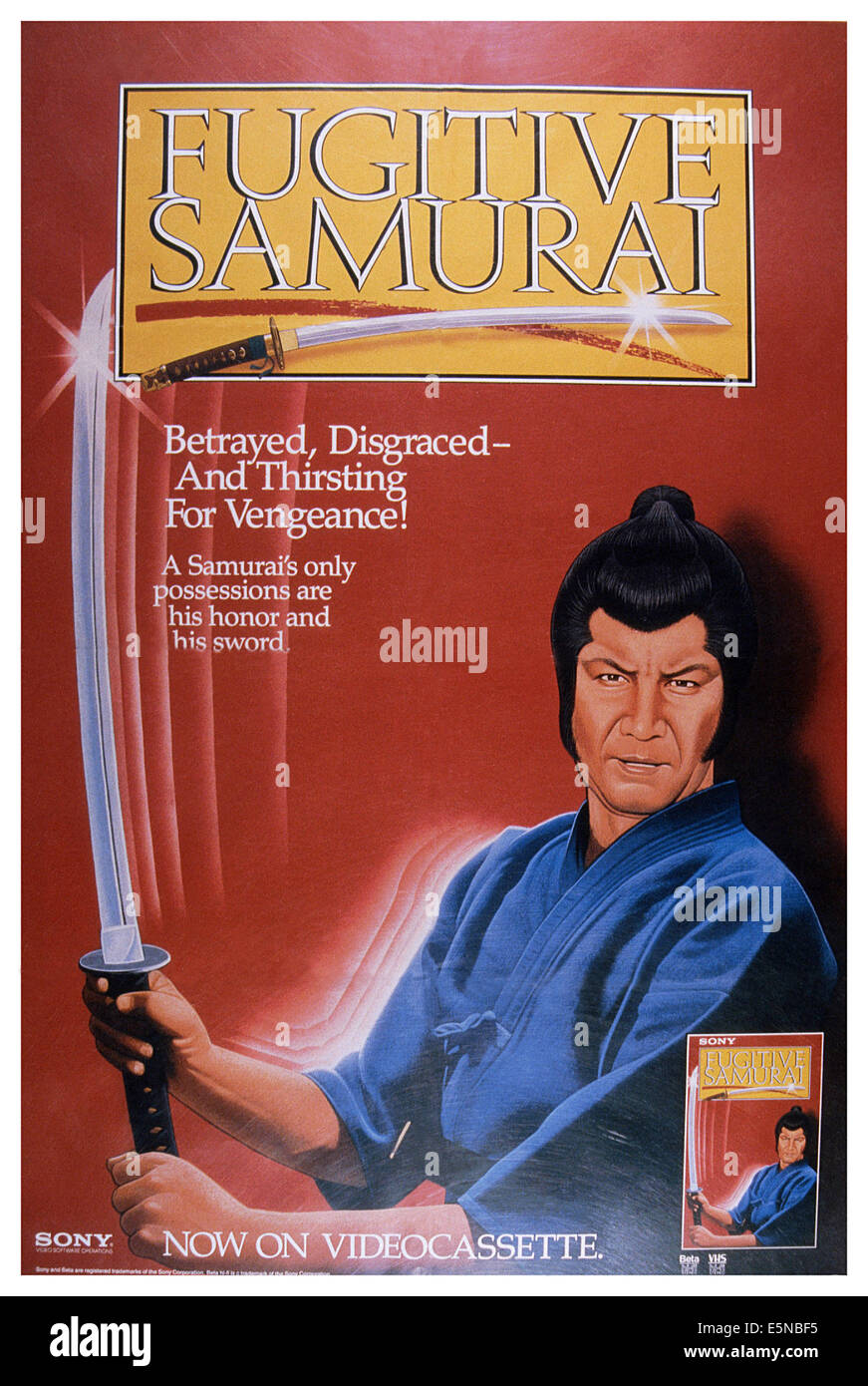 Samurai poster hi-res stock photography and images - Alamy