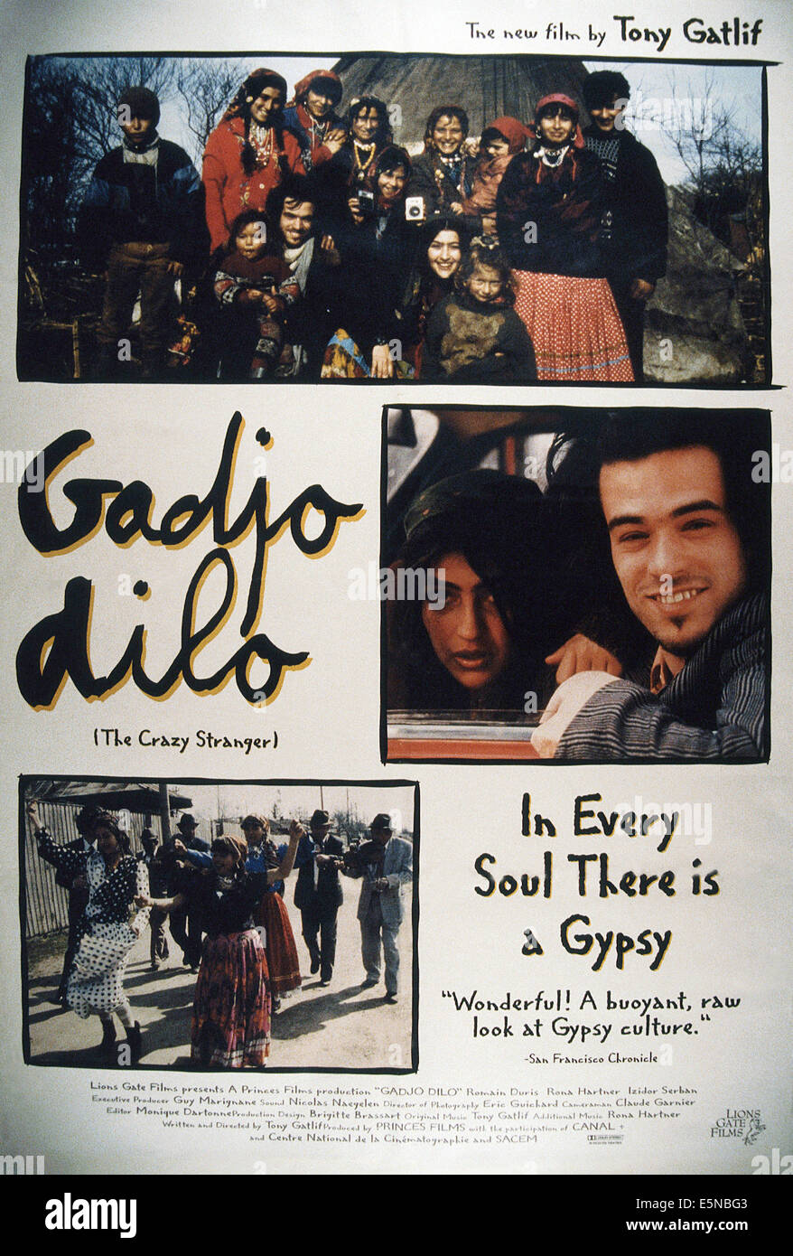 GADJO DILO, (aka THE CRAZY STRANGER), center from left: Rona Hartner, Romain Duris, 1997 ...