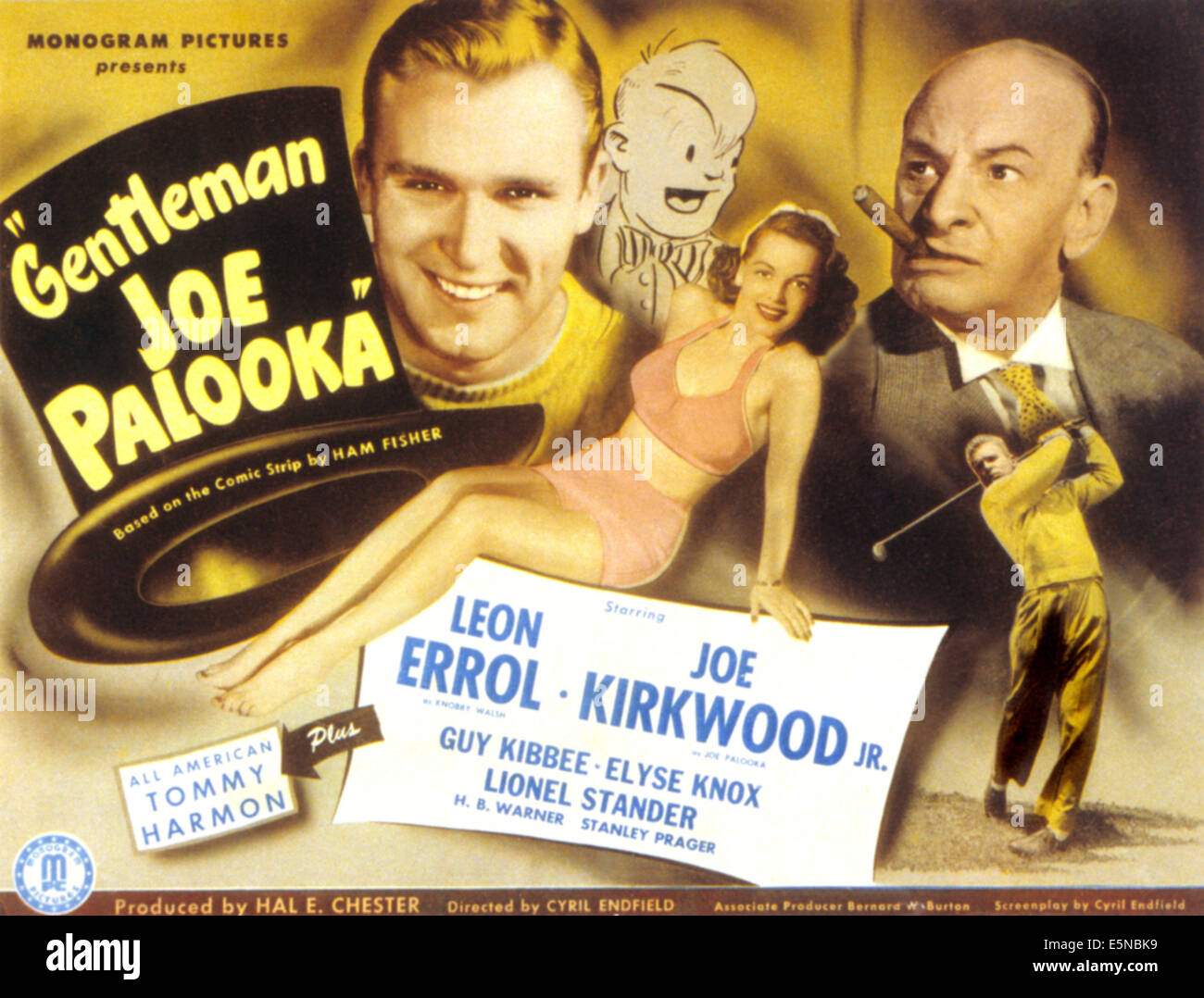 GENTLEMAN JOE PALOOKA, from left, Joe Kirkwood, Jr., Elyse Knox, Leon ...
