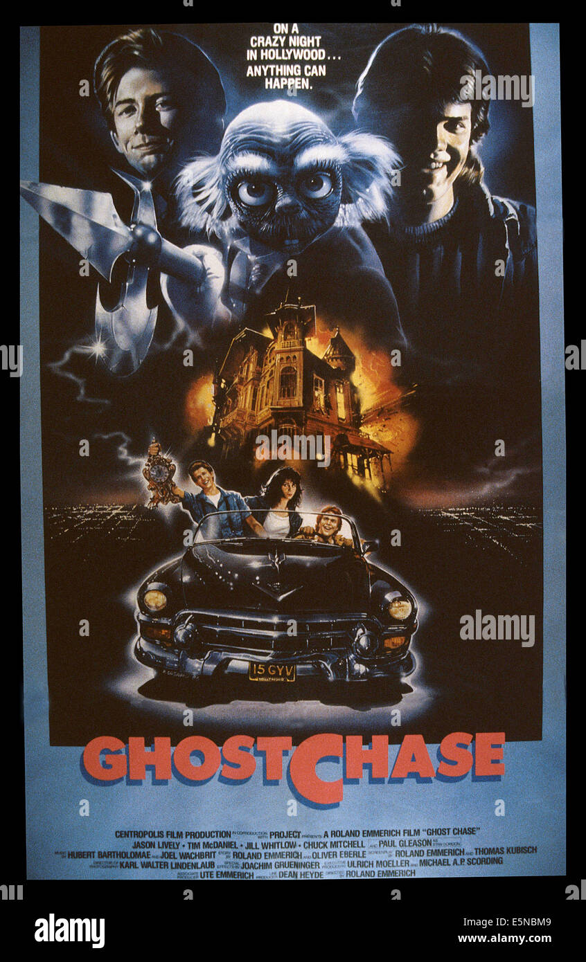 GHOST CHASE, (aka HOLLYWOOD MONSTER), poster, Tim McDaniel (top left), Jason Lively (top right ...