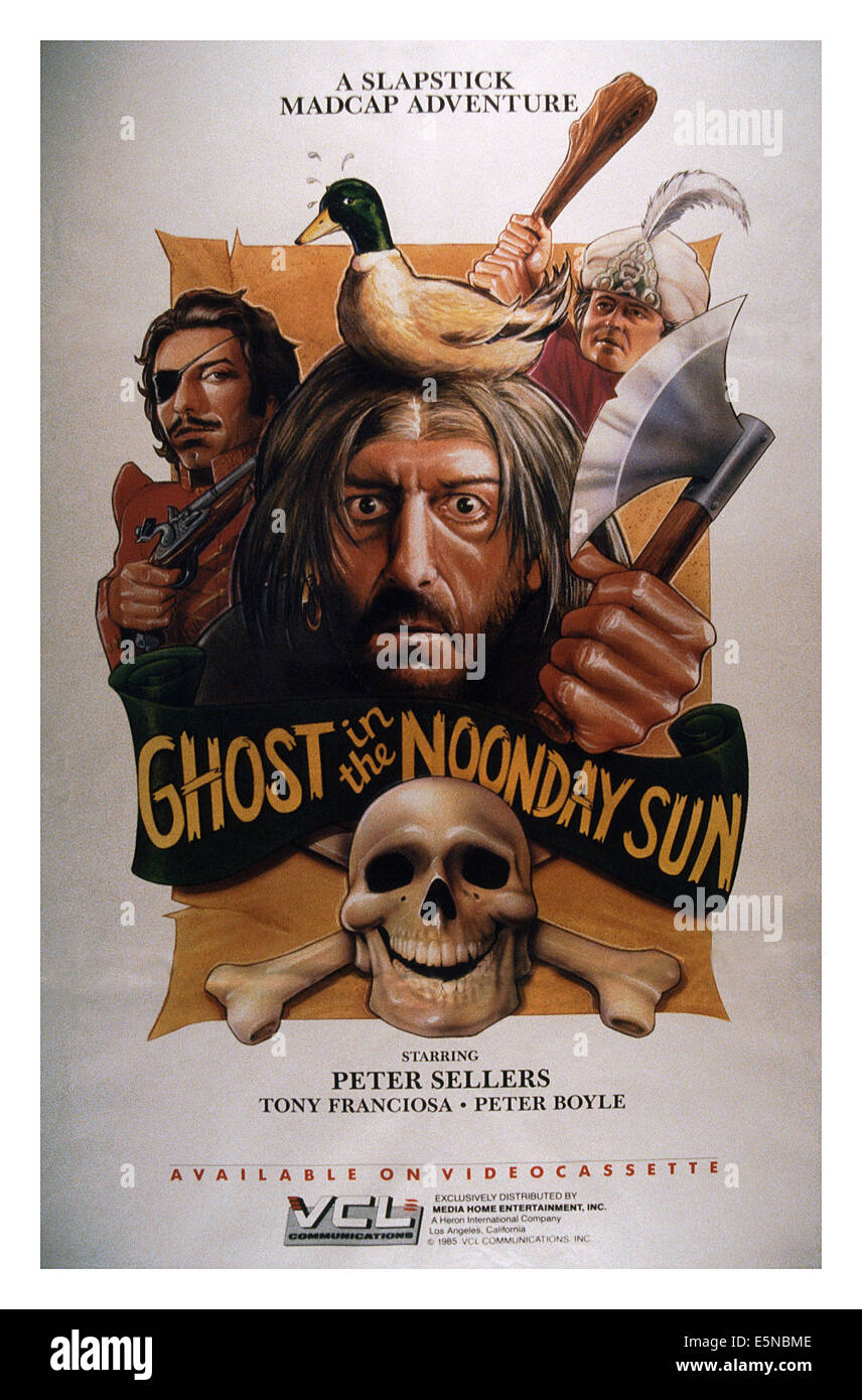 GHOST IN THE NOONDAY SUN, from left: Anthony Franciosa, Peter Sellers ...