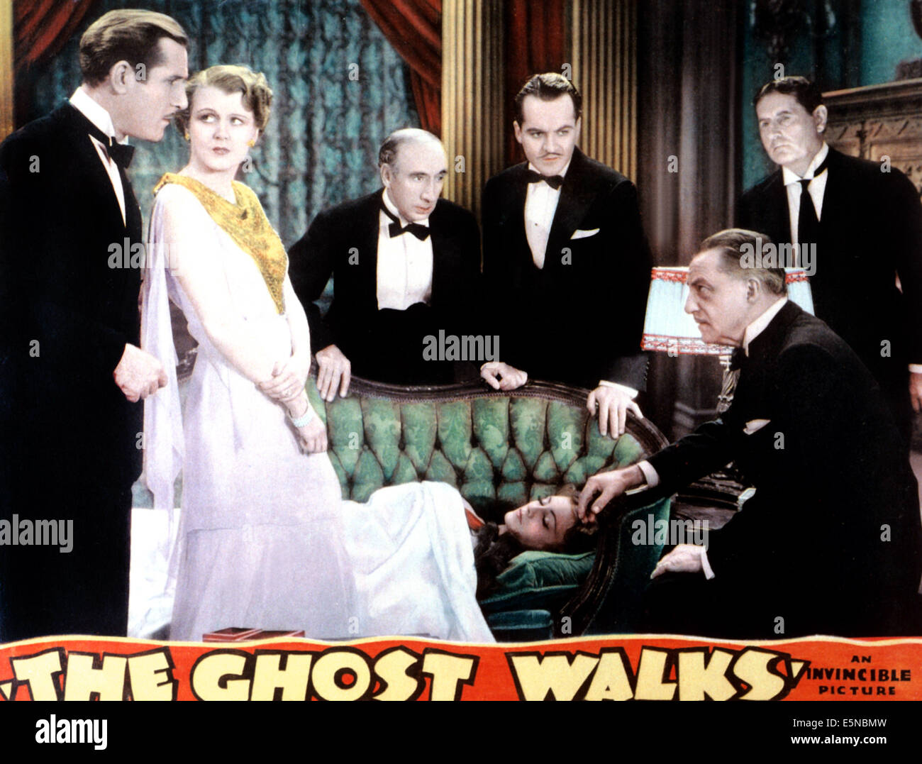 GHOST WALKS, THE, John Miljan, June Collyer, Wilson Benge, Eve Southern ...