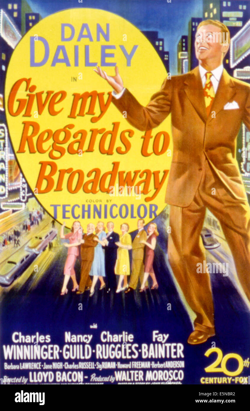 Give my regards to broadway hi-res stock photography and images - Alamy