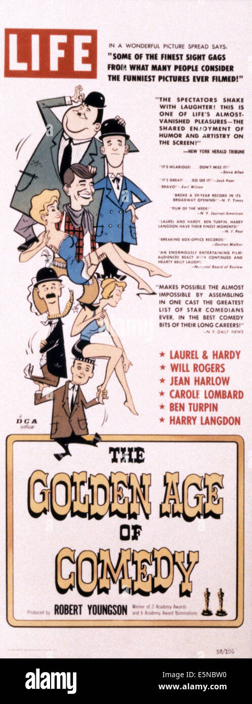 Golden age of comedy hi-res stock photography and images - Alamy