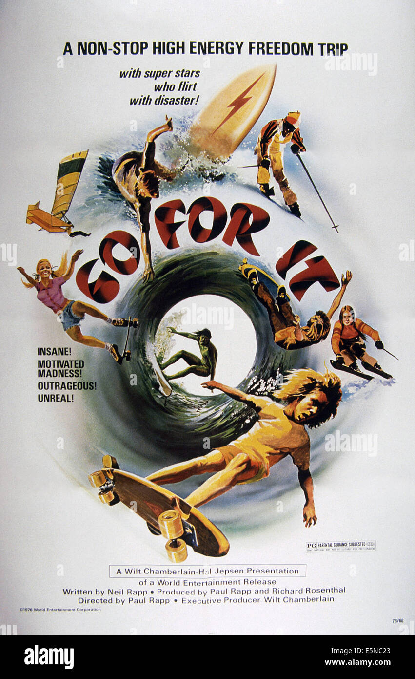 GO FOR IT, U.S. poster, 1976 Stock Photo - Alamy