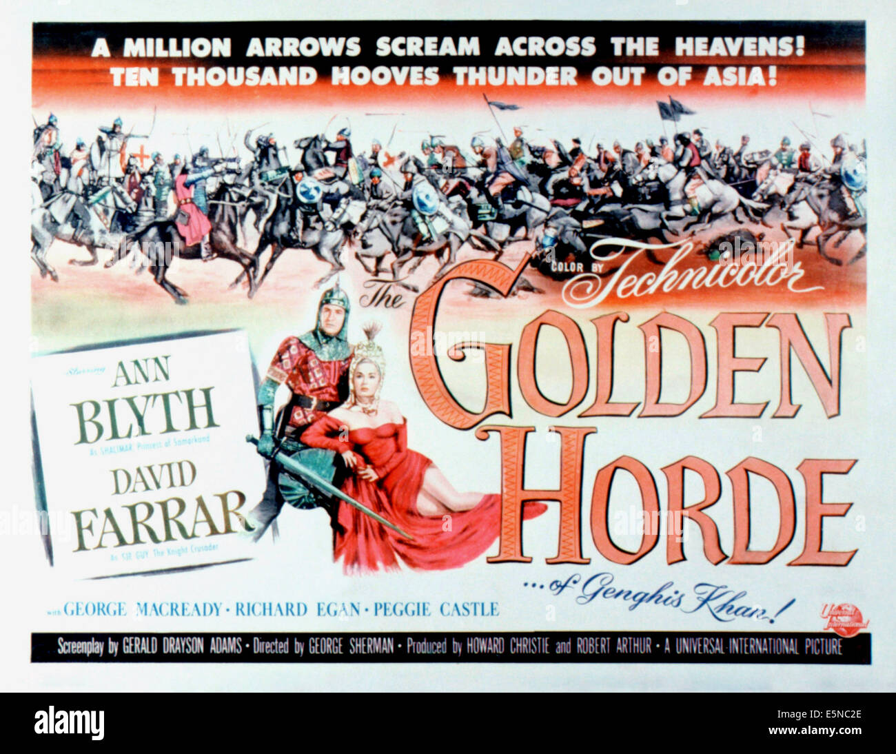 Ann blyth the golden horde hi-res stock photography and images - Alamy