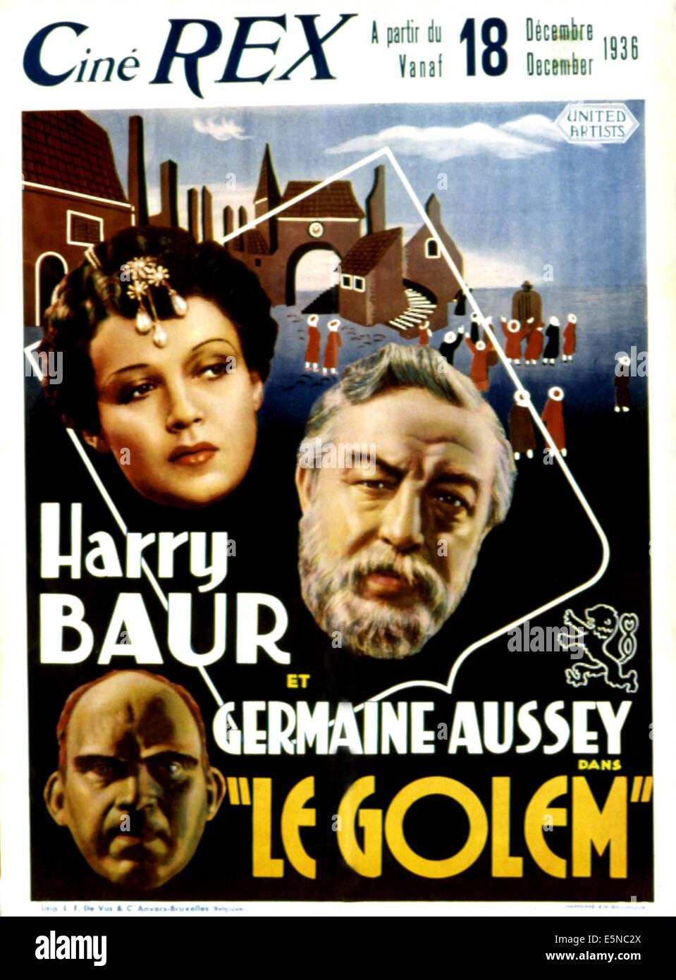 THE GOLEM, (aka THE LEGEND OF PRAGUE), Germaine Aussey, Harry Baur ...