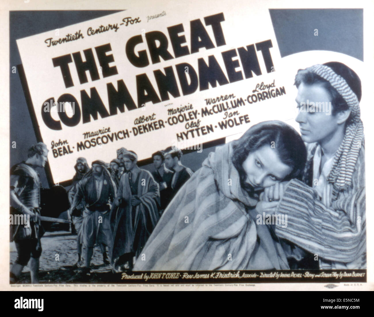 THE GREAT COMMANDMENT, Albert Dekker, Marjorie Cooley, John Beal, 1939 ...