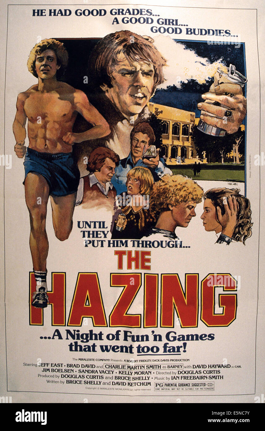 THE HAZING, Jeff East (left), 1977 Stock Photo - Alamy