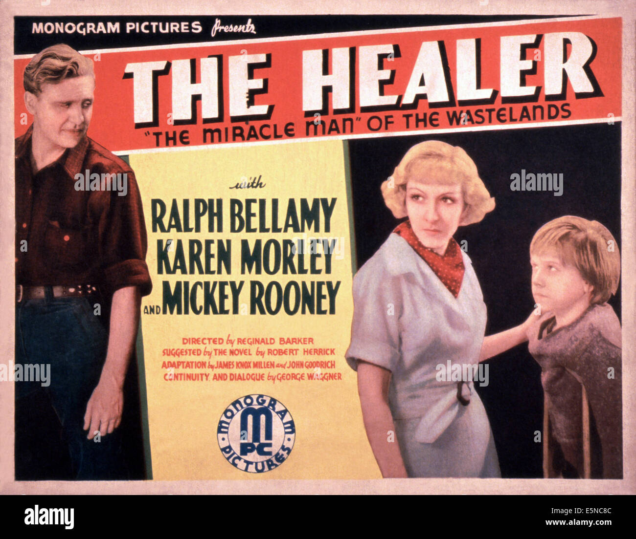 THE HEALER, from left: Ralph Bellamy, Karen Morley, Mickey Rooney, 1935 ...