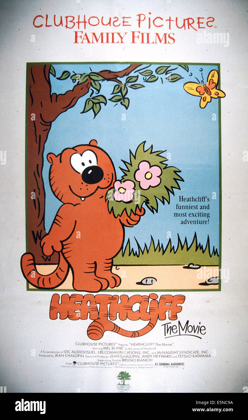 HEATHCLIFF: THE MOVIE, Heathcliff the cat, 1986, © Clubhouse Pictures ...