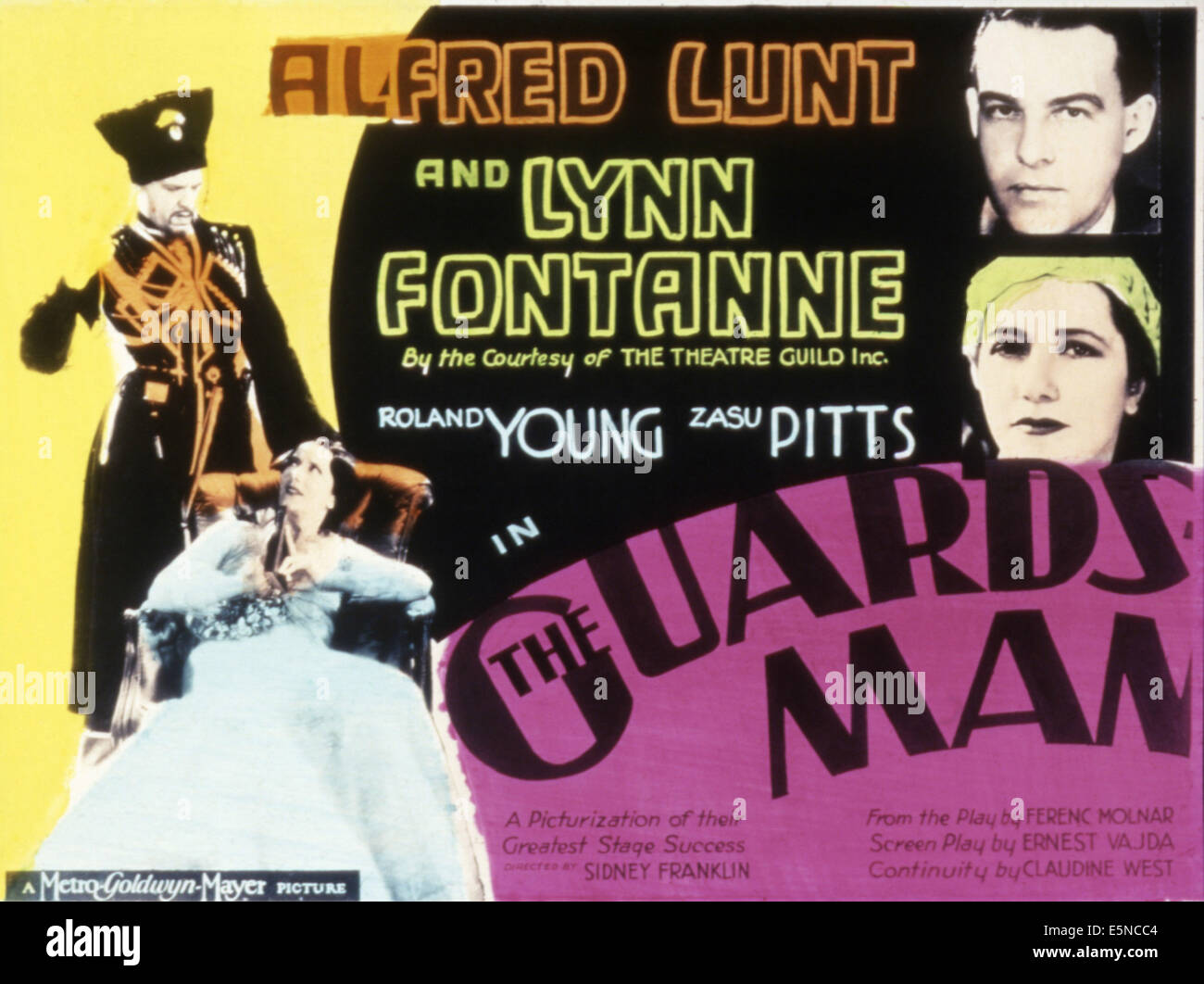 THE GUARDSMAN, Alfred Lunt, Lynn Fontanne, 1931 Stock Photo - Alamy