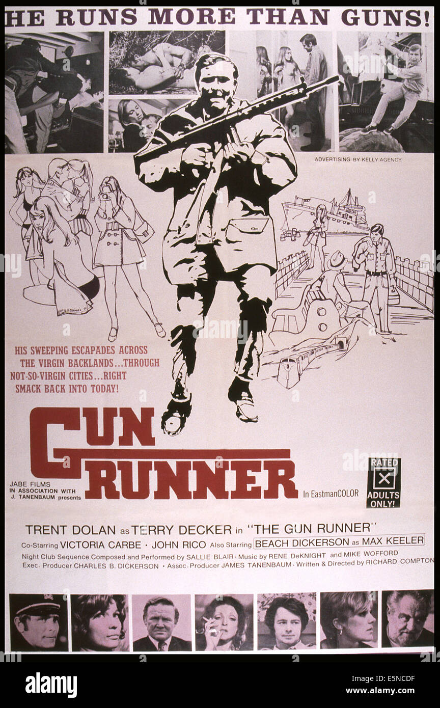 THE GUN RUNNER, U.S. poster, 1969 Stock Photo - Alamy