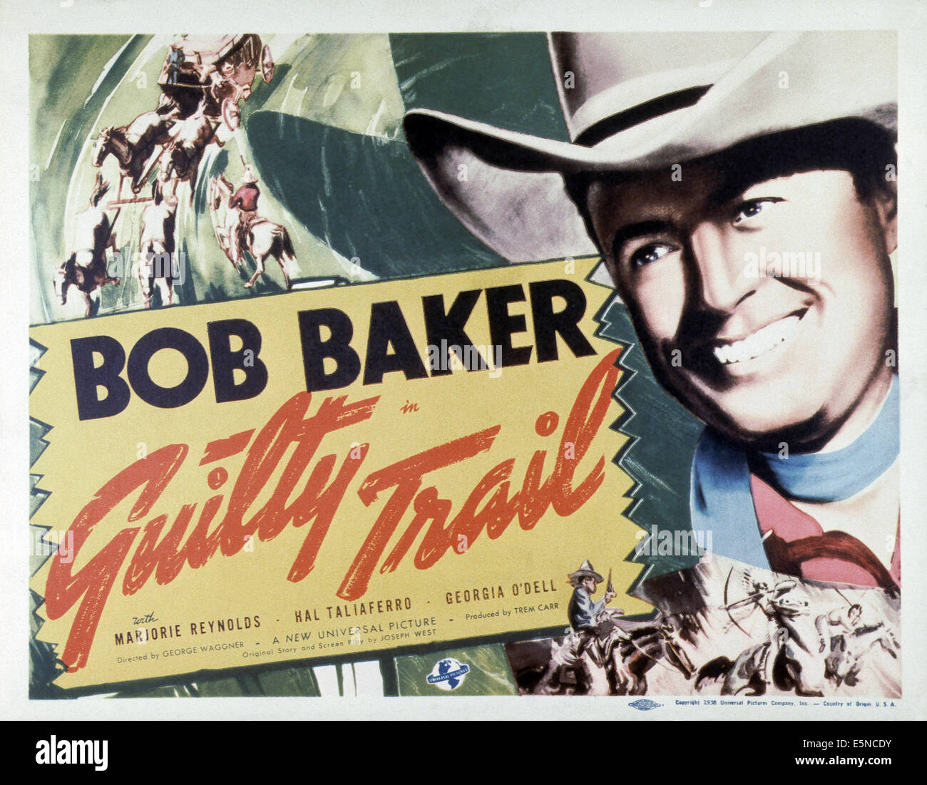 GUILTY TRAIL, Bob Baker, 1938 Stock Photo - Alamy