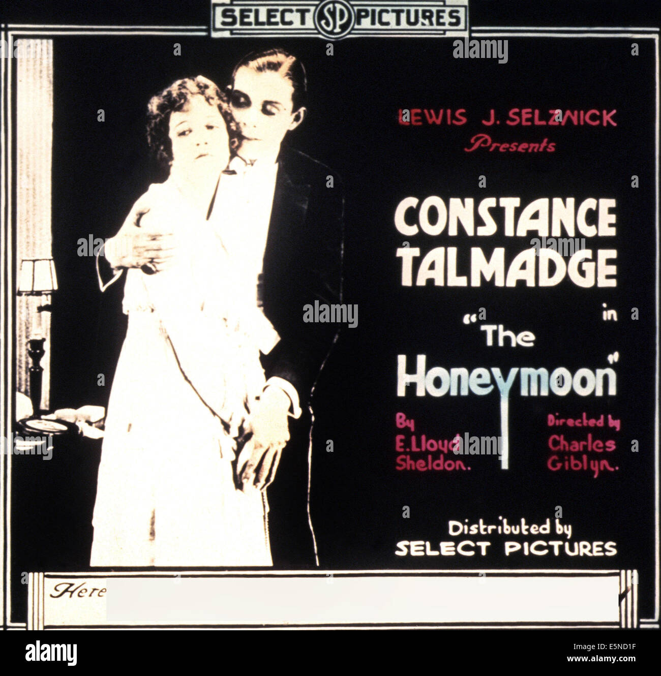 THE HONEYMOON, from left: Constance Talmadge, Earle Foxe, 1917 Stock ...