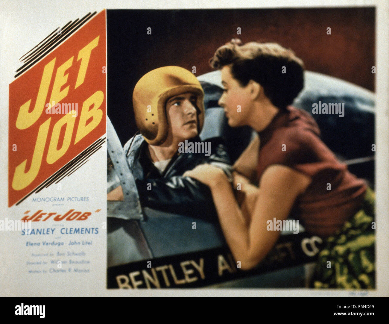 JET JOB, from left: Stanley Clements, Elena Verdugo, 1952 Stock Photo ...
