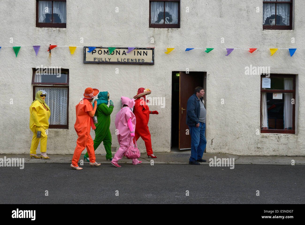 finstown orkney gala day Stock Photo - Alamy