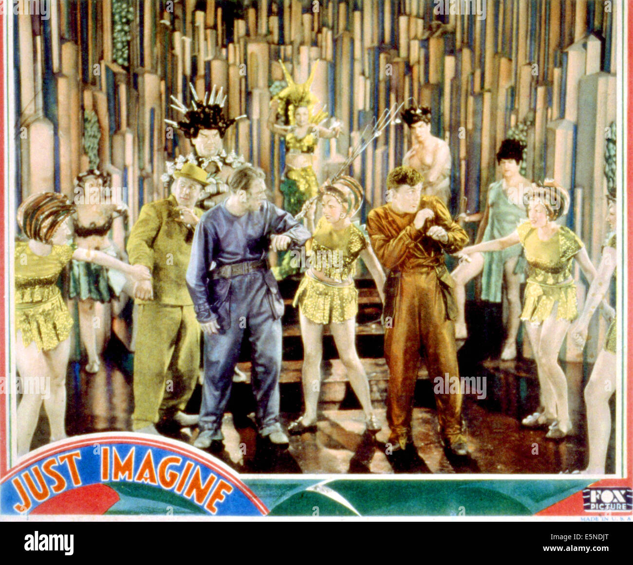 JUST IMAGINE, El Brendel (second left), 1930, (c) 20th Century Fox, TM ...