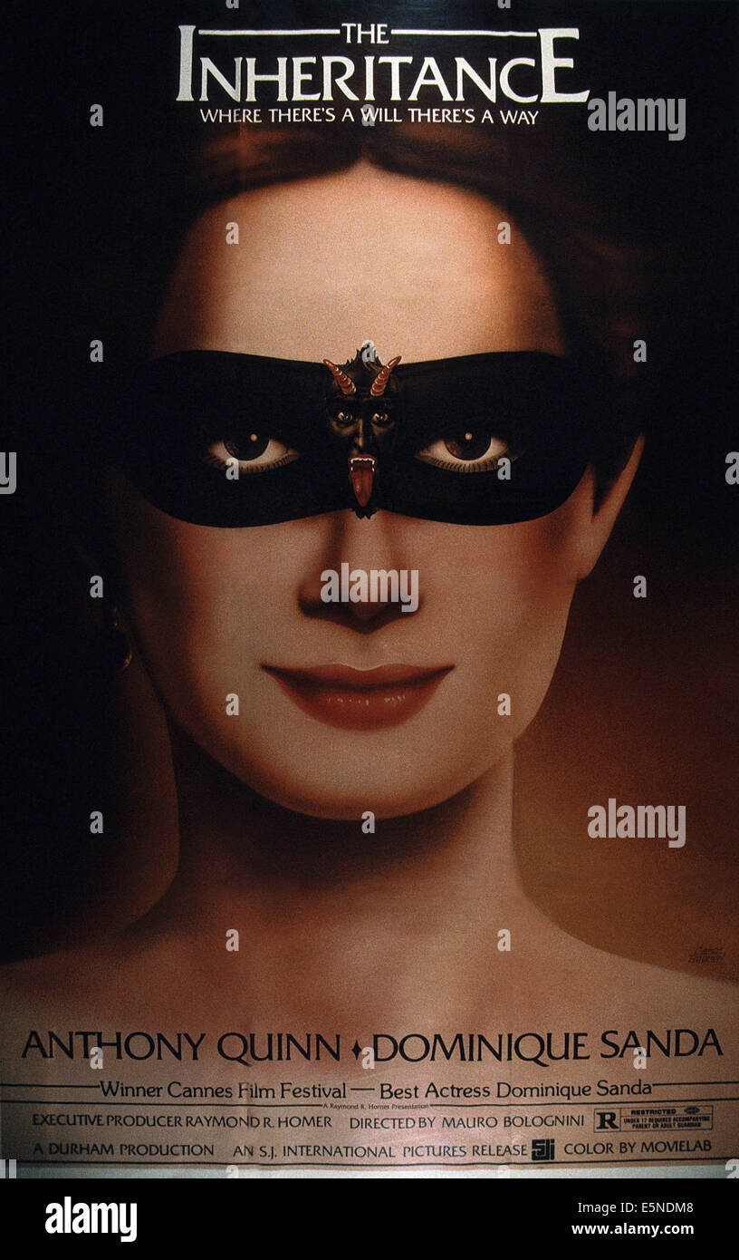 THE INHERITANCE, poster, Dominique Sanda, 1976 Stock Photo - Alamy