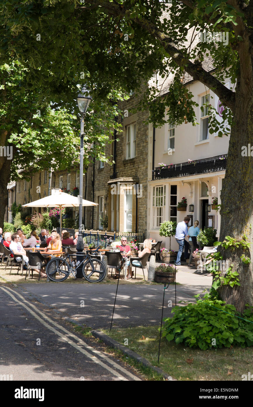 Witney, a small town in Oxfordshire England UK. The Fleece Stock Photo ...