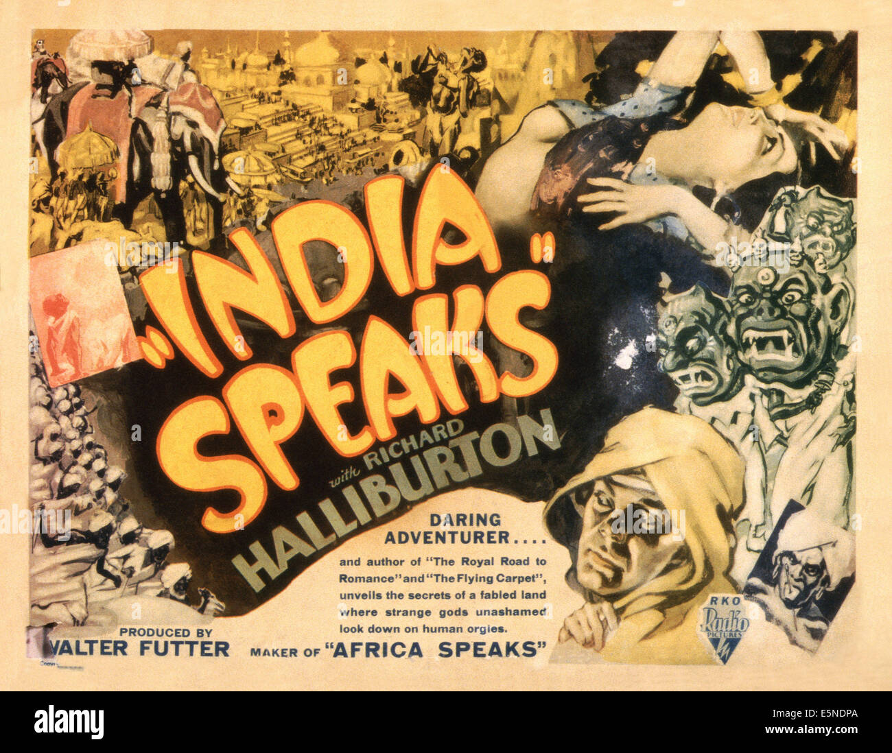 1930s india poster hi-res stock photography and images - Alamy