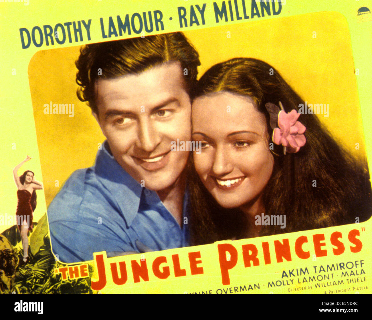 THE JUNGLE PRINCESS, Ray Milland, Dorothy Lamour, 1936 Stock Photo - Alamy
