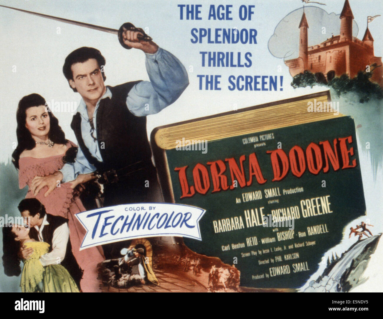LORNA DOONE, Richard Greene, Barbara Hale, 1951 Stock Photo - Alamy
