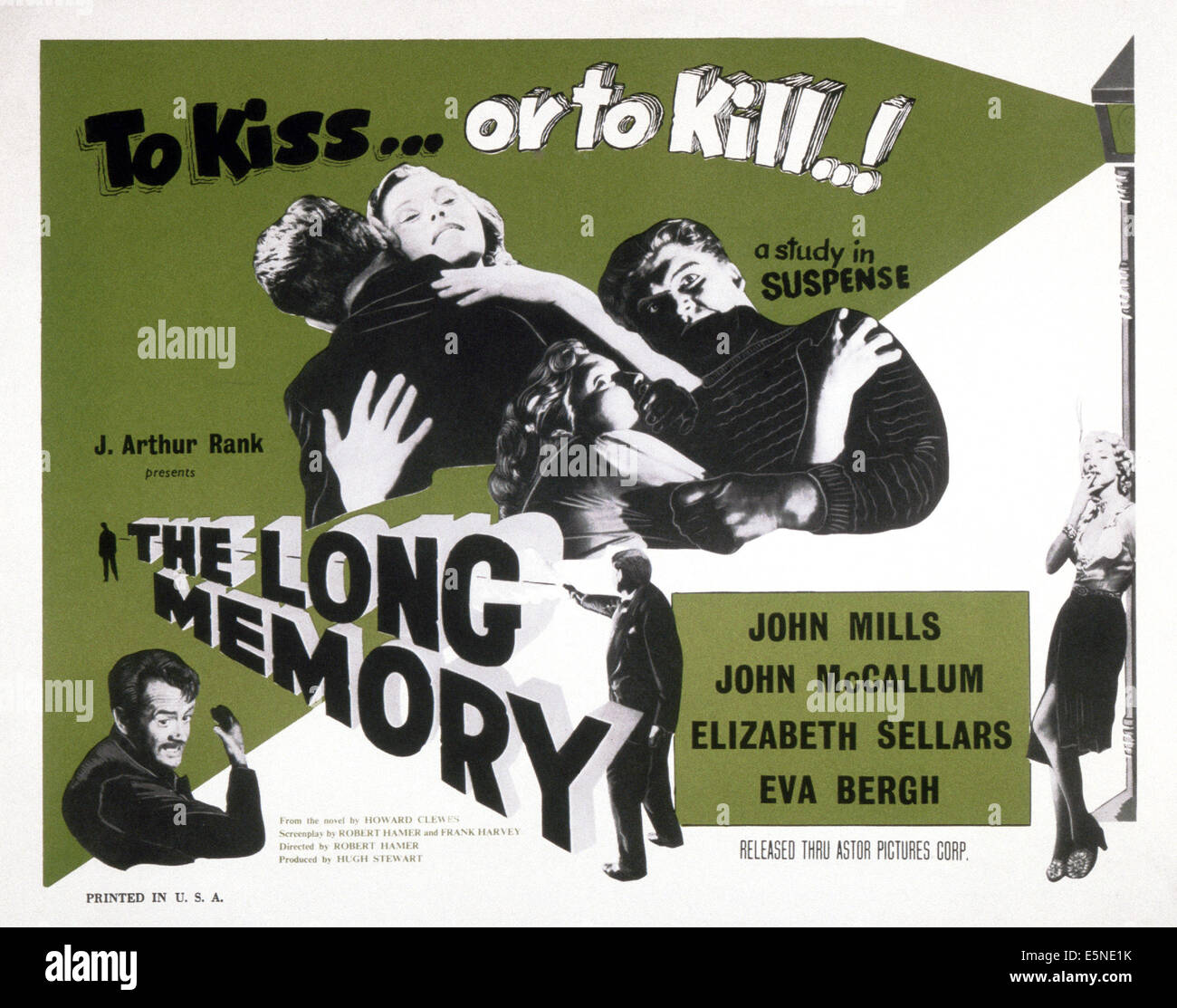 THE LONG MEMORY, John Mills (bottom left), 1953 Stock Photo - Alamy