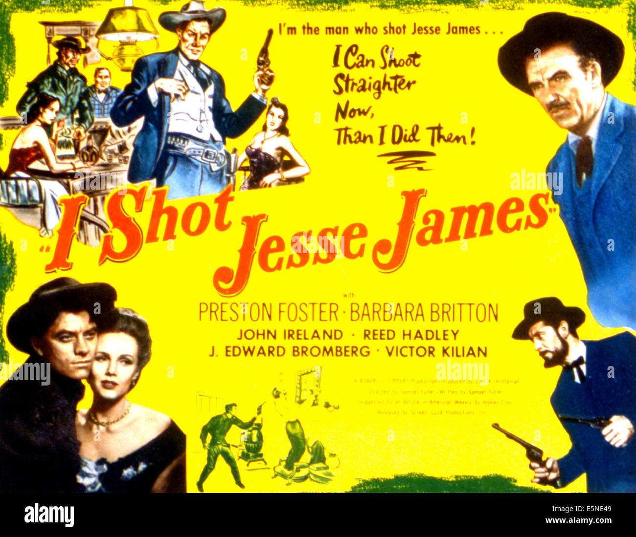 I SHOT JESSE JAMES, Barbara Britton, John Ireland, Preston Foster, 1949 ...