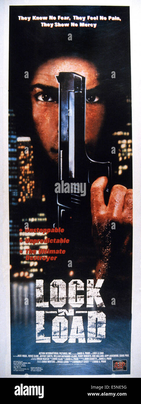LOCK 'N' LOAD, U.S. poster, 1990. ©Action International Pictures ...