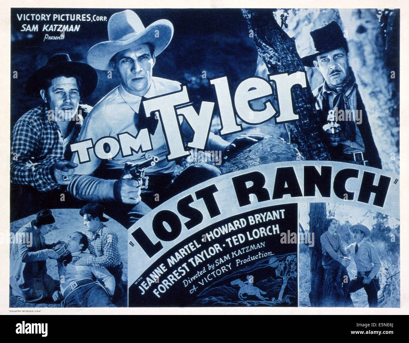 LOST RANCH, top from left: Howard Bryant, Tom Tyler, Forrest Taylor ...