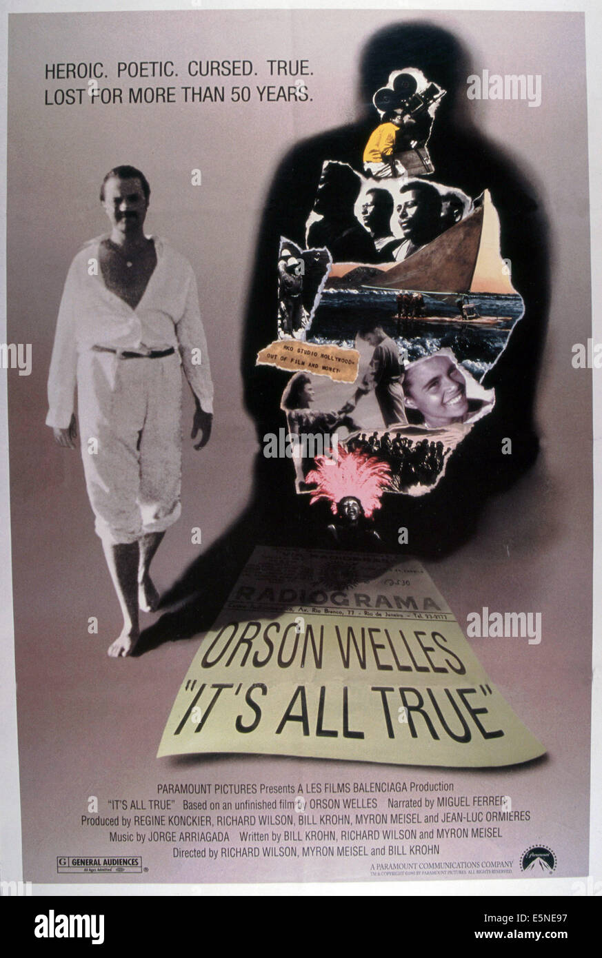 IT'S ALL TRUE, Orson Welles, 1993, © Paramount/courtesy Everett ...