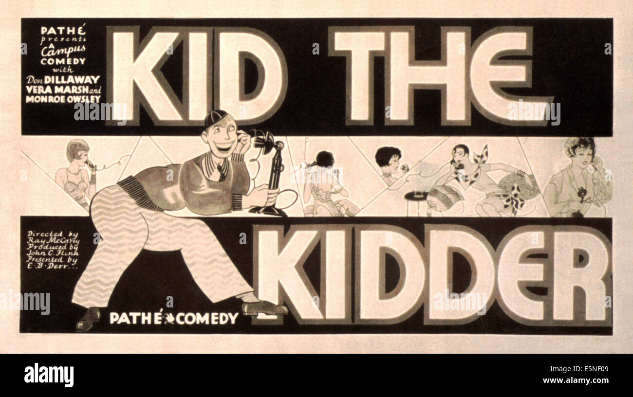 KID THE KIDDER, 1930 Stock Photo - Alamy