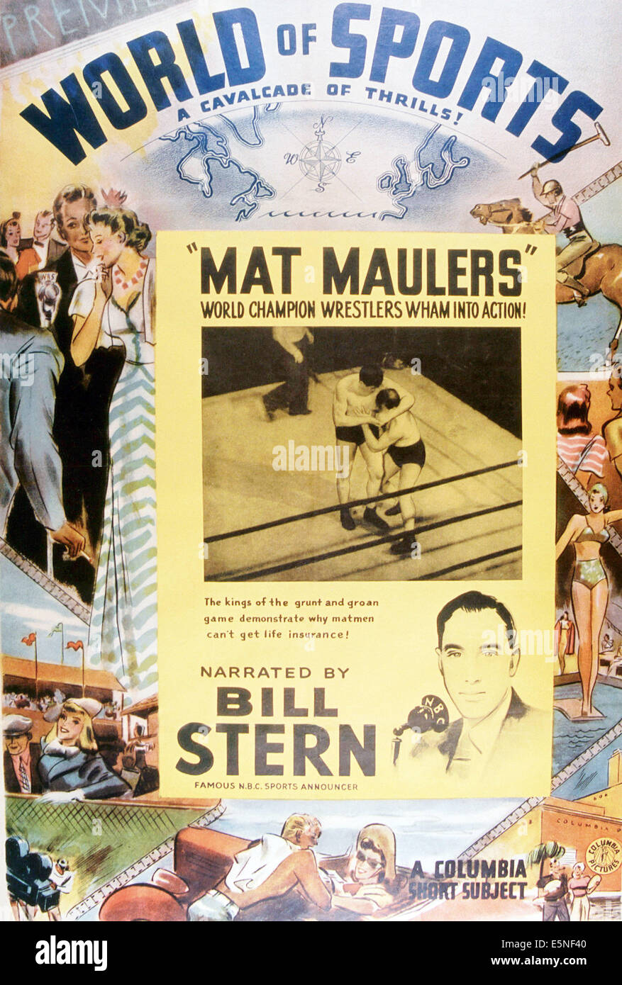 Wrestling poster hi-res stock photography and images - Alamy