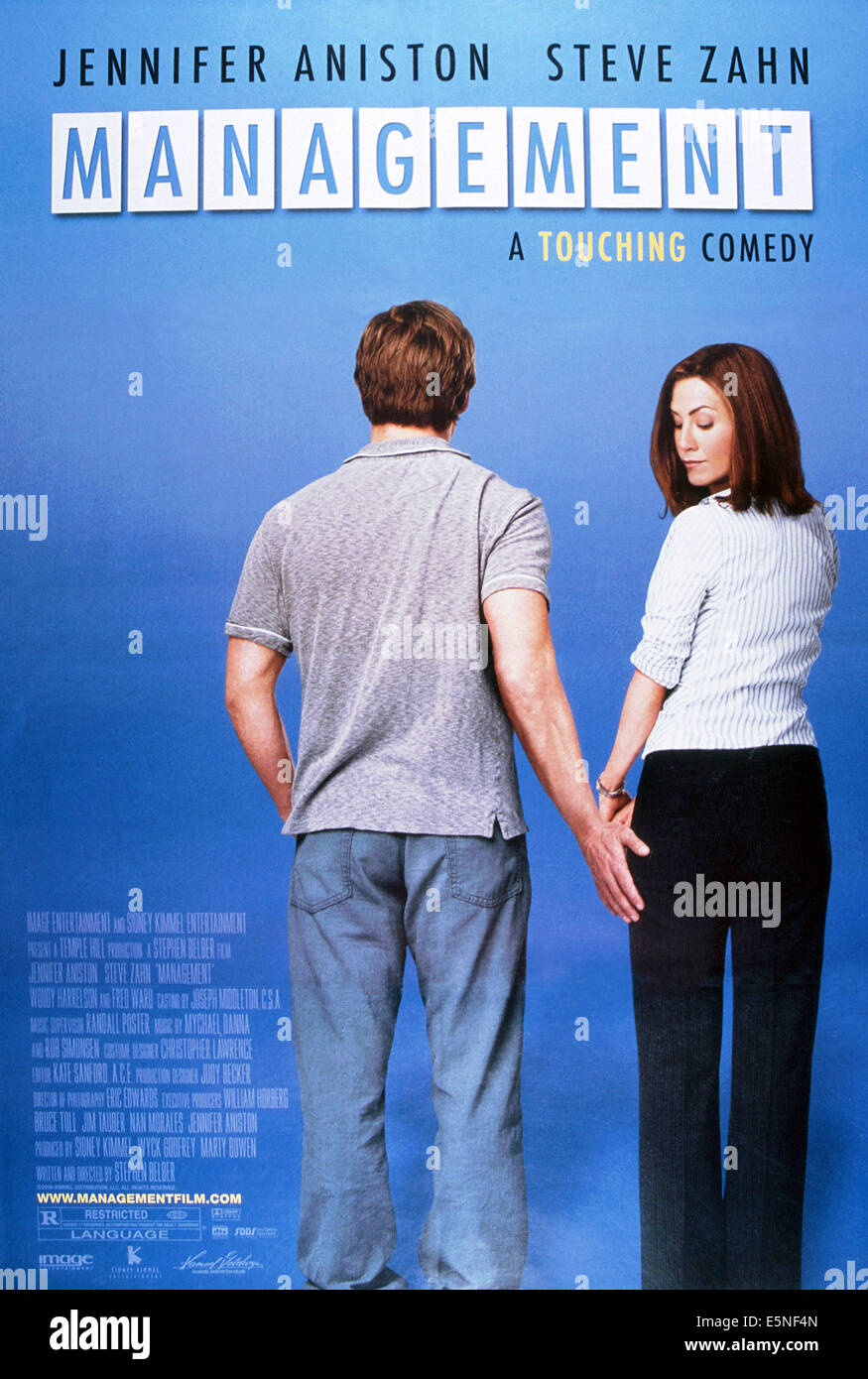 MANAGEMENT, from left: Steve Zahn, Jennifer Aniston, 2008, © Samuel ...