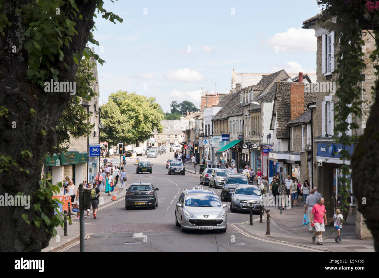 Witney, a small town in Oxfordshire England UK town center Stock Photo ...